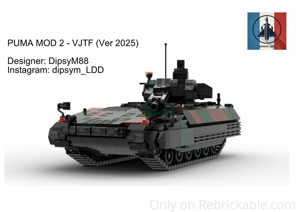 LEGO MOC PUMA IFV - MOD2 VJTF (Version 2025) by DipsyM88 | Rebrickable ...