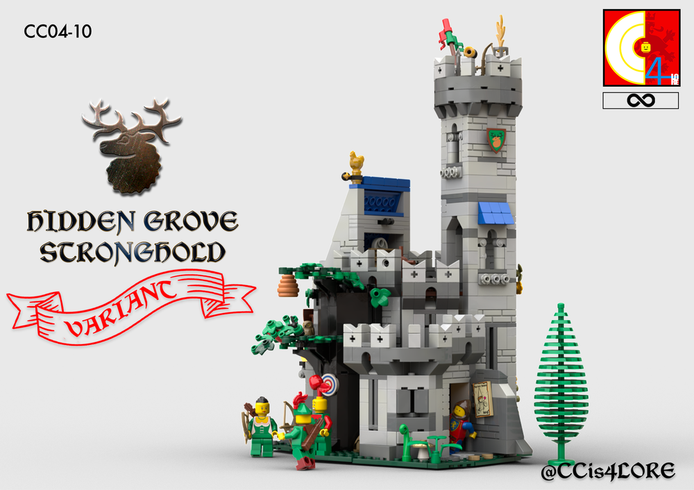 LEGO MOC hidden grove stronghold variant by dariofol | Rebrickable ...