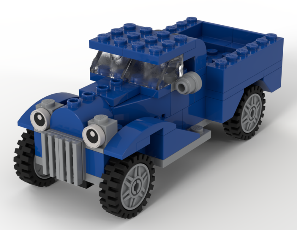 LEGO MOC Little Blue Truck by jkern99 | Rebrickable - Build with LEGO