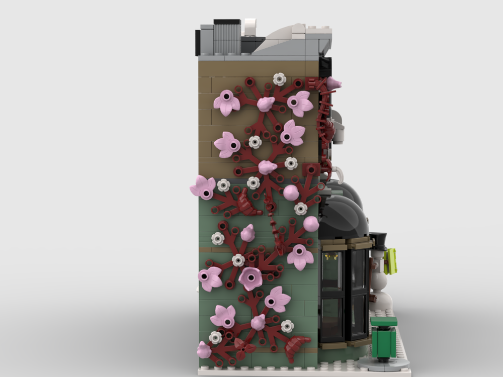 LEGO MOC Main Street Bookstore (Winter) by CareBearBrick | Rebrickable ...