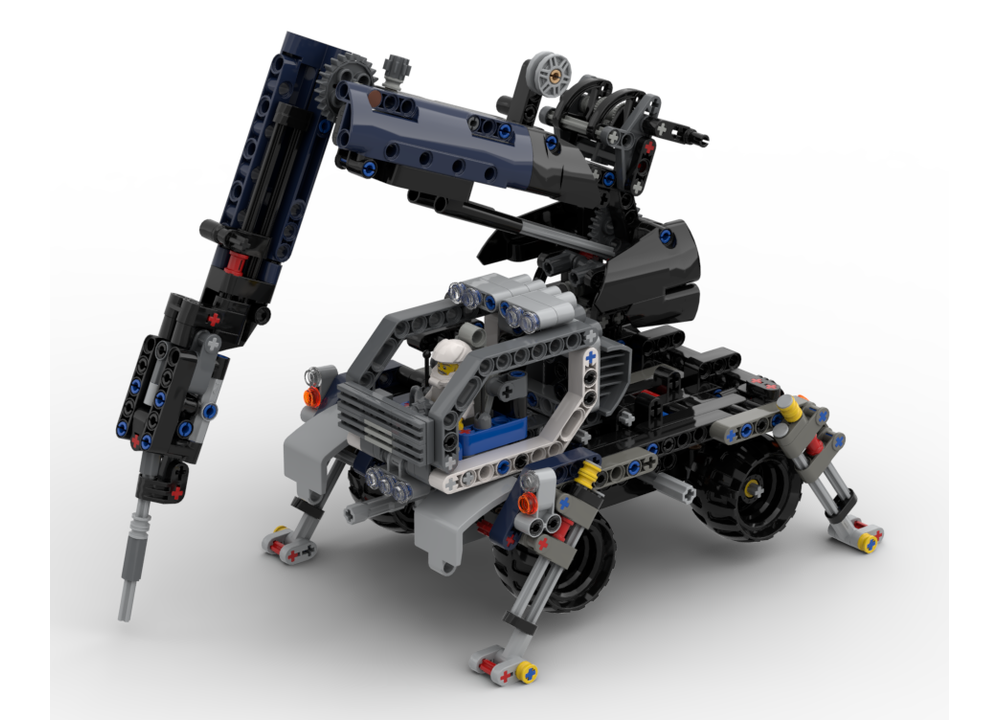 LEGO MOC Multi-Functional Engineering Vehicle by HeLi2046 | Rebrickable ...