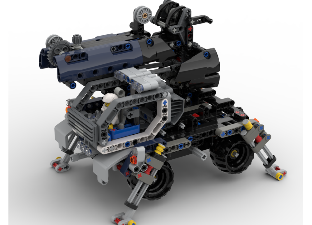 LEGO MOC Multi-Functional Engineering Vehicle by HeLi2046 | Rebrickable ...