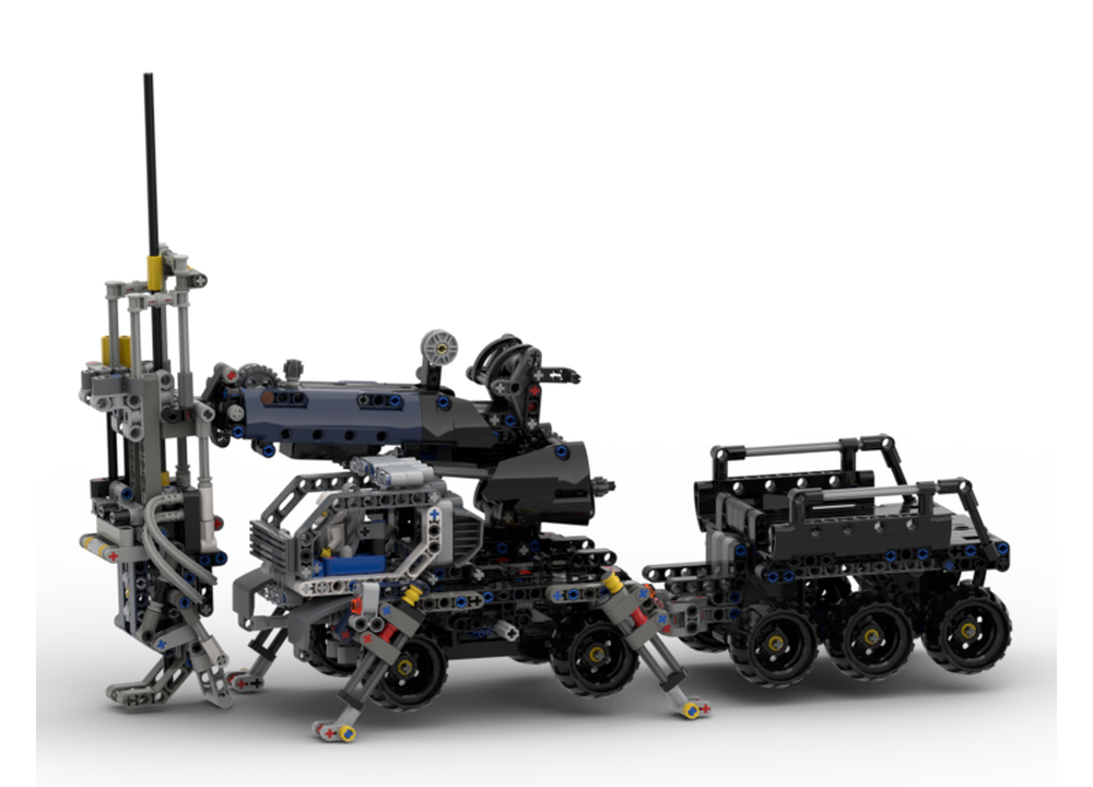 LEGO MOC Multi-Functional Engineering Vehicle by HeLi2046 | Rebrickable ...