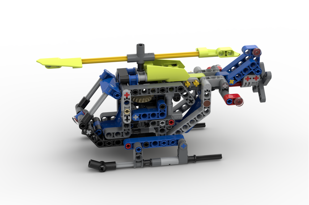 LEGO MOC 42164 Helicopter by Nequmodiva | Rebrickable - Build with LEGO