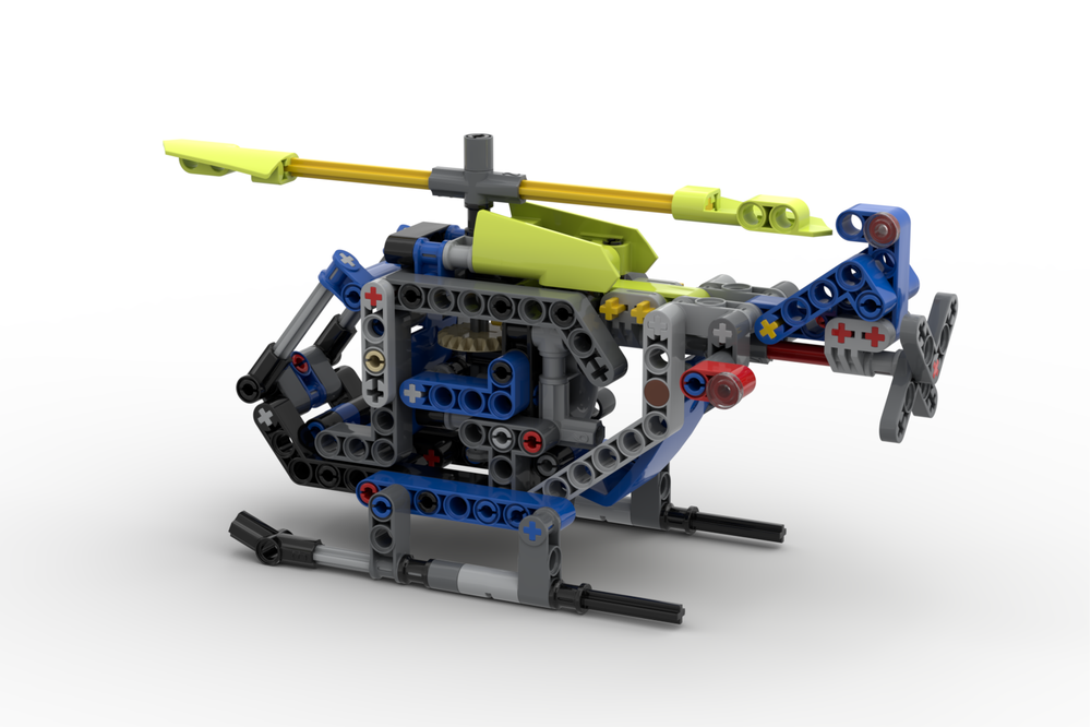 LEGO MOC 42164 Helicopter by Nequmodiva | Rebrickable - Build with LEGO