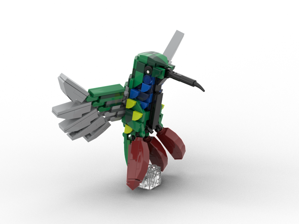 LEGO MOC-209762 Hummingbird (Black throated mango) by makoto_lake ...