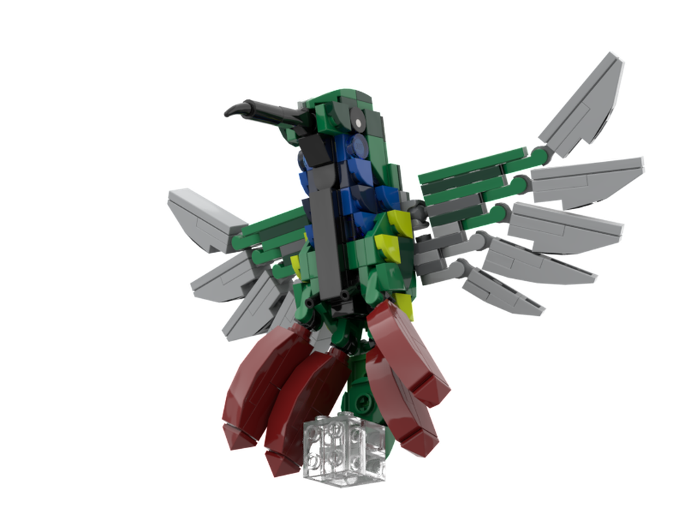 LEGO MOC Hummingbird (Black throated mango) by makoto_lake ...