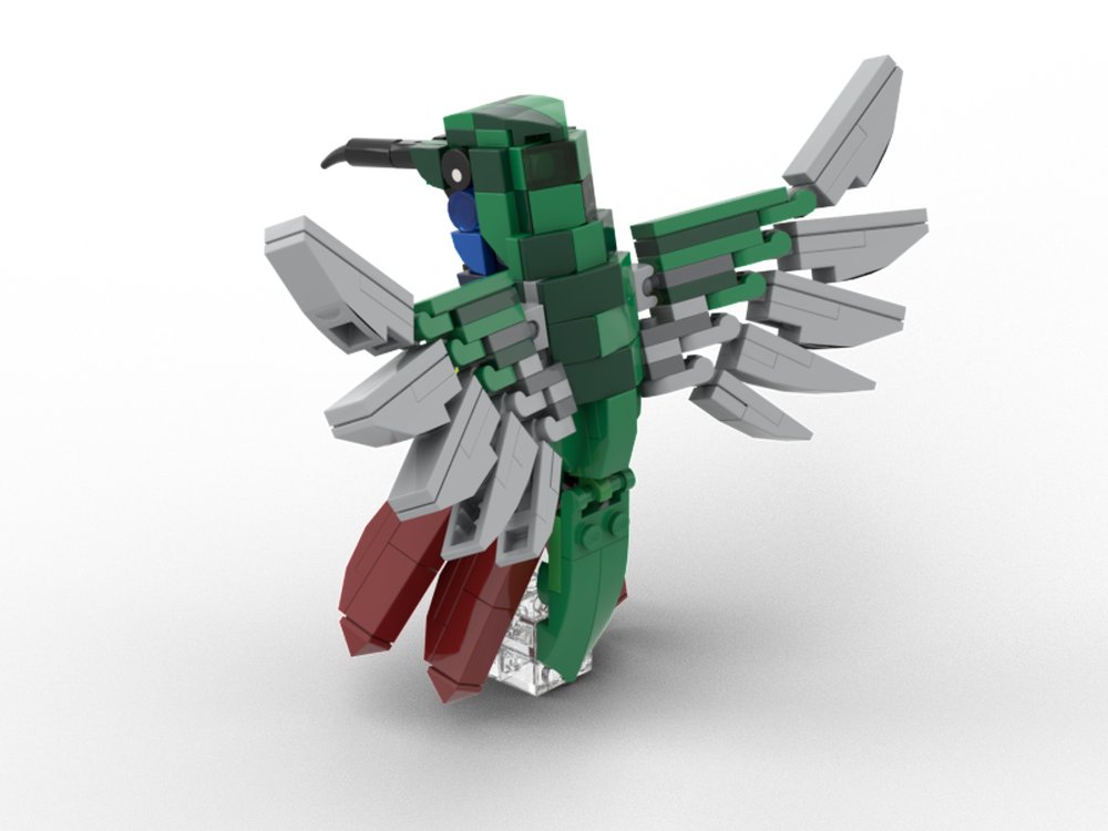 LEGO MOC Hummingbird (Black throated mango) by makoto_lake ...