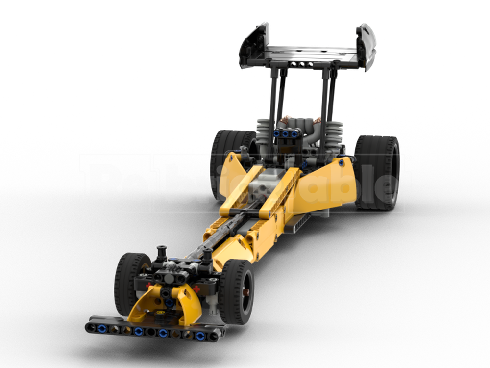 LEGO MOC DRAGSTER HIGH SPEED by TECHNIC_RC_GARAGE | Rebrickable - Build ...