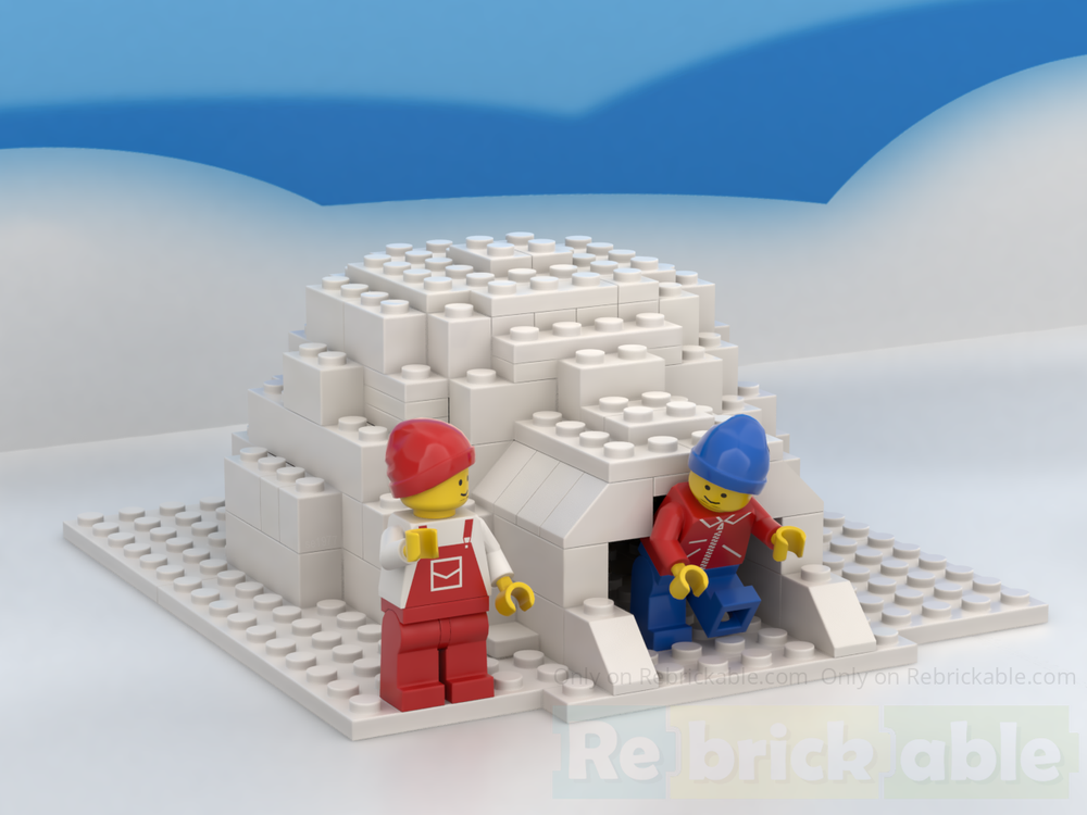 LEGO MOC 6380 Igloo by se1977 | Rebrickable - Build with LEGO