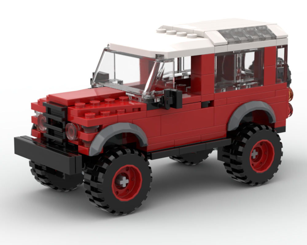 LEGO MOC Land Rover Defender by AairsoftPR0 | Rebrickable - Build with LEGO