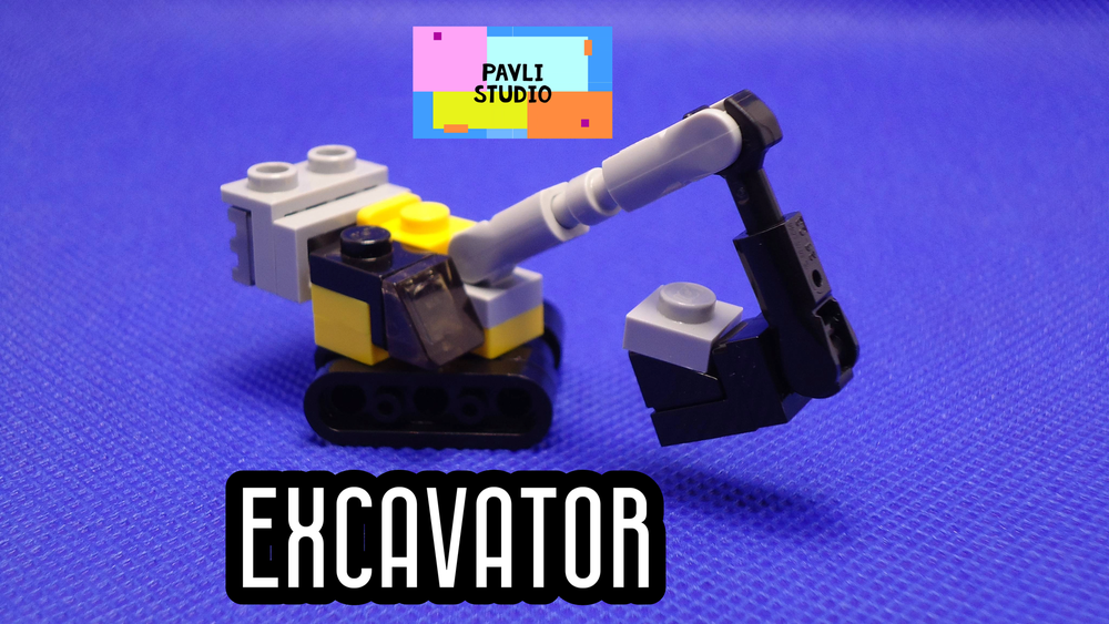 LEGO MOC Lego Excavator by PAVLI_STUDIO | Rebrickable - Build with LEGO