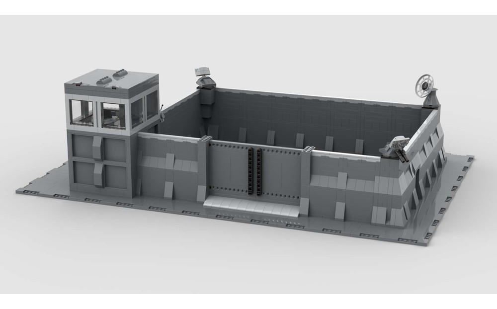 LEGO MOC Imperial Wall - Turret + Antenna by mmskywalker | Rebrickable ...