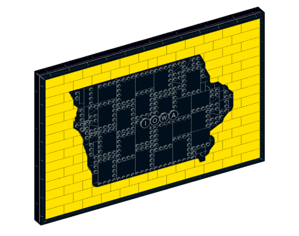 LEGO MOC Iowa Frame by BrixGoFar | Rebrickable - Build with LEGO