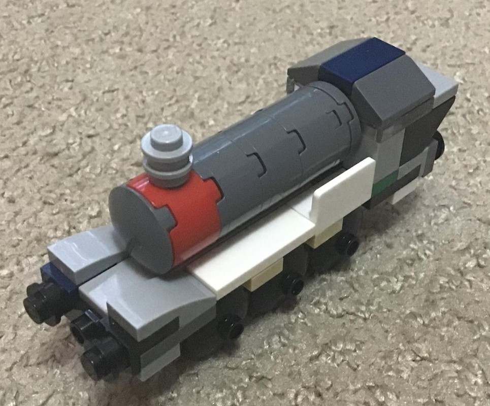 LEGO MOC Micro scale tank engine by legotrainguy13 | Rebrickable ...