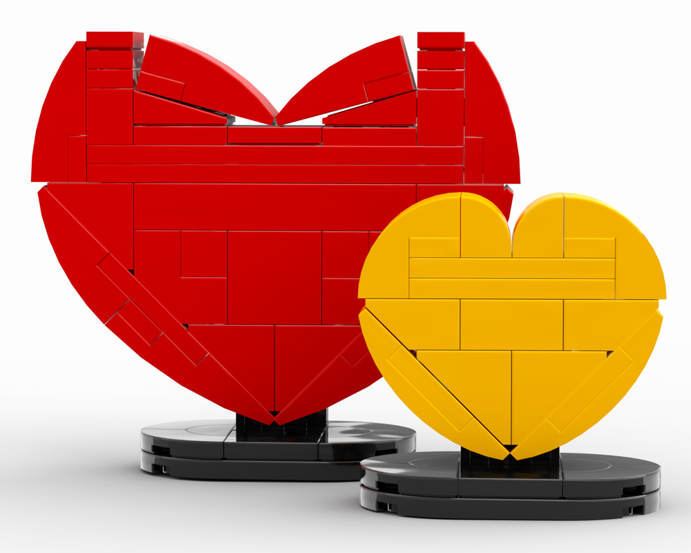 LEGO MOC Heart by CreatorExpert | Rebrickable - Build with LEGO