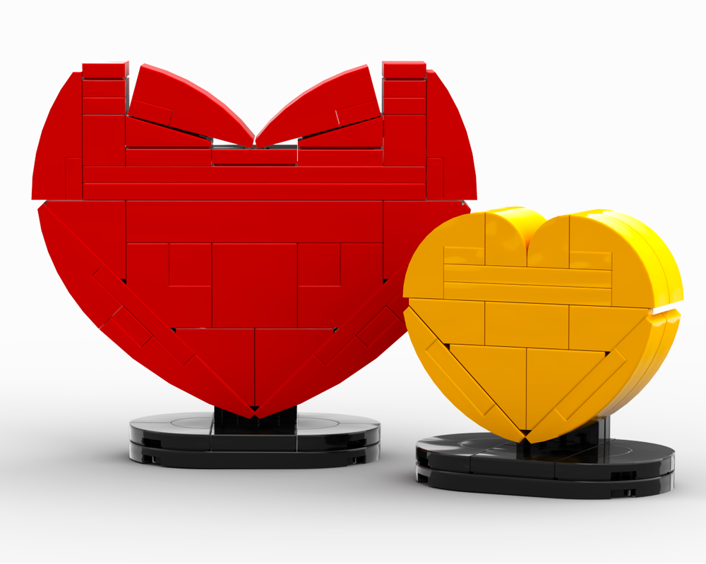 LEGO MOC Heart by CreatorExpert | Rebrickable - Build with LEGO