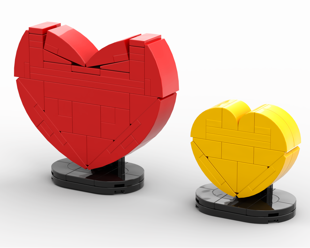 LEGO MOC Heart by CreatorExpert | Rebrickable - Build with LEGO