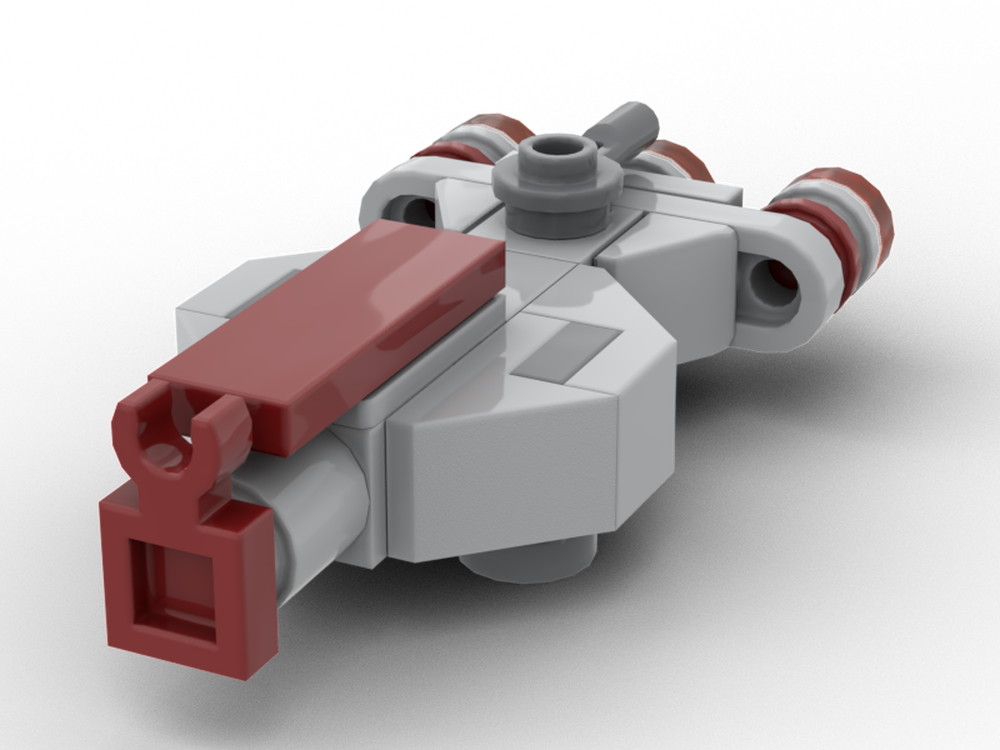 LEGO MOC Micro scale republic frigate by KJaksii | Rebrickable - Build ...