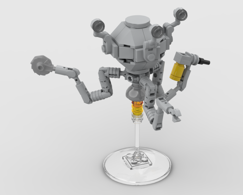 LEGO MOC Mr Handy medium scale by mickcorp | Rebrickable - Build with LEGO