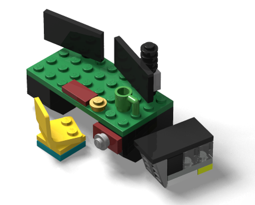 LEGO MOC Gaming Desk by United Bricks | Rebrickable - Build with LEGO