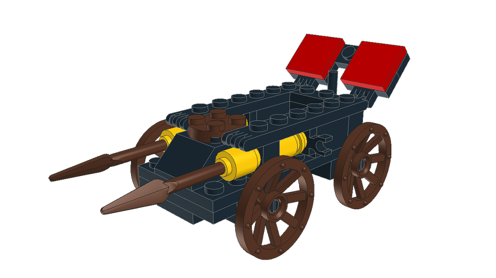 LEGO MOC 6039 Medieval Car by julien1001 | Rebrickable - Build with LEGO