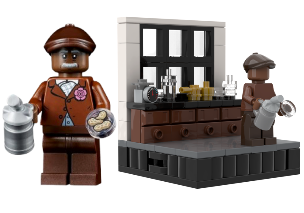LEGO MOC George Washington Carver Minifigure Display Diorama by ...