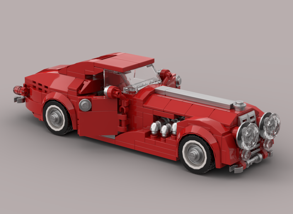 LEGO MOC Classic Red Sports Car - Long Version by Vandor214 ...