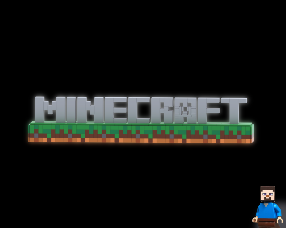 LEGO MOC Mine-craft Logo by freddiebricks-mocs | Rebrickable - Build ...