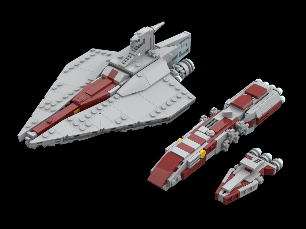 LEGO MOC Dreadnought + Arquitens + Consular Cruisers - Companion MOC to ...
