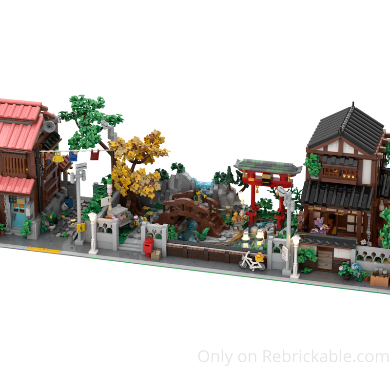LEGO MOC Torii Gate Gardens by rebelnili | Rebrickable - Build with LEGO