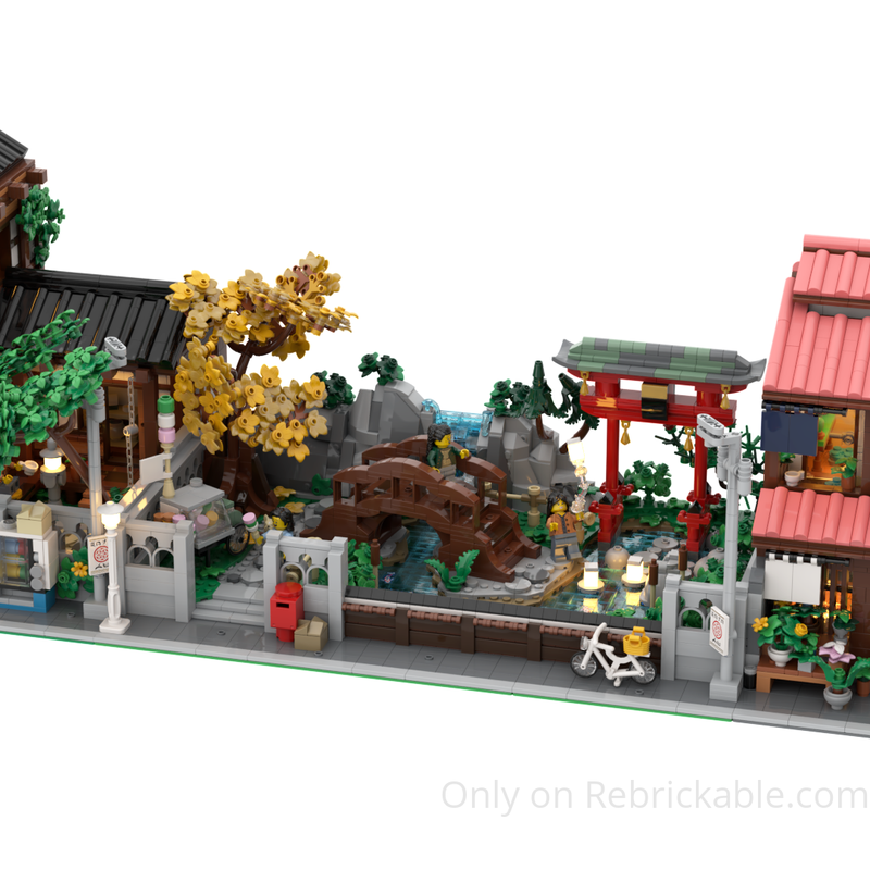 LEGO MOC Torii Gate Gardens by rebelnili | Rebrickable - Build with LEGO