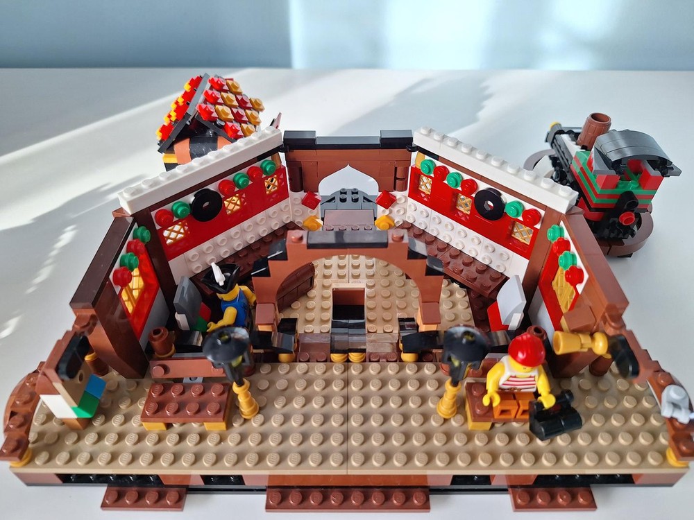 LEGO MOC 31109 alt Train Station by przemoe | Rebrickable - Build with LEGO