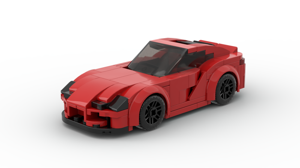 LEGO MOC Toyota GR Supra V2 (6wide) by Feel The Bricks | Rebrickable ...