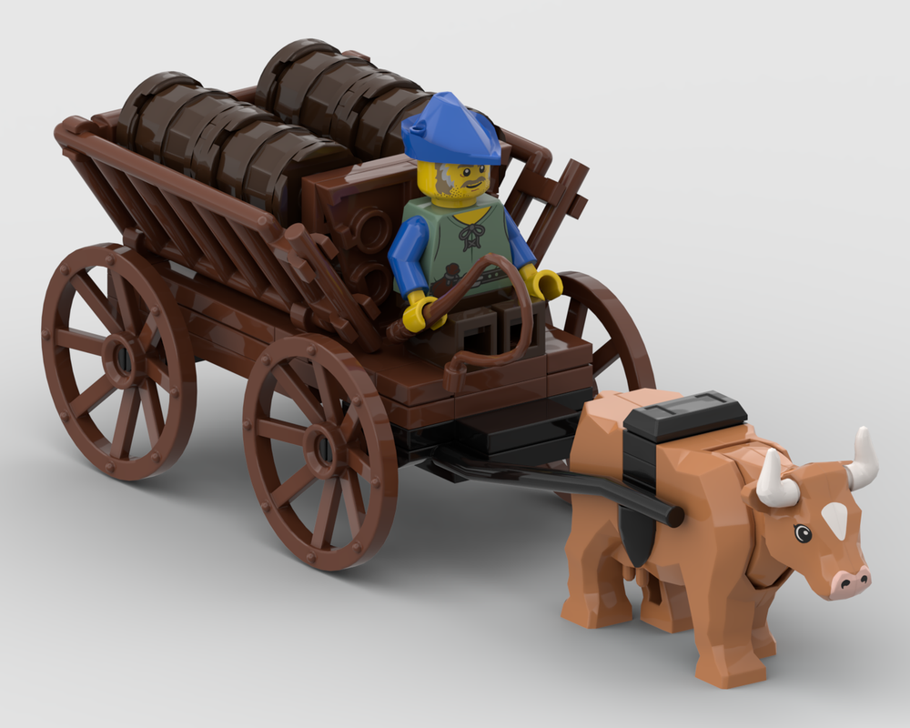 LEGO MOC Mittelalterlicher Ochsenkarren-Medieval oxcart by AndRreas ...