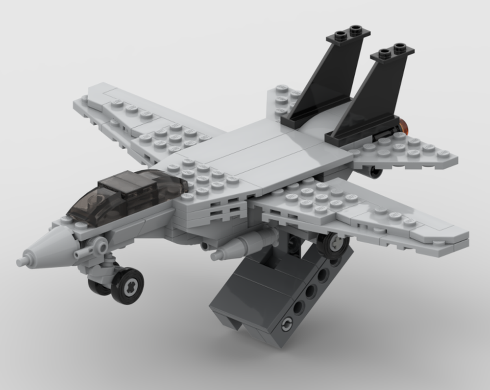 LEGO MOC F14 tomcat with geared wings by mickcorp | Rebrickable - Build ...