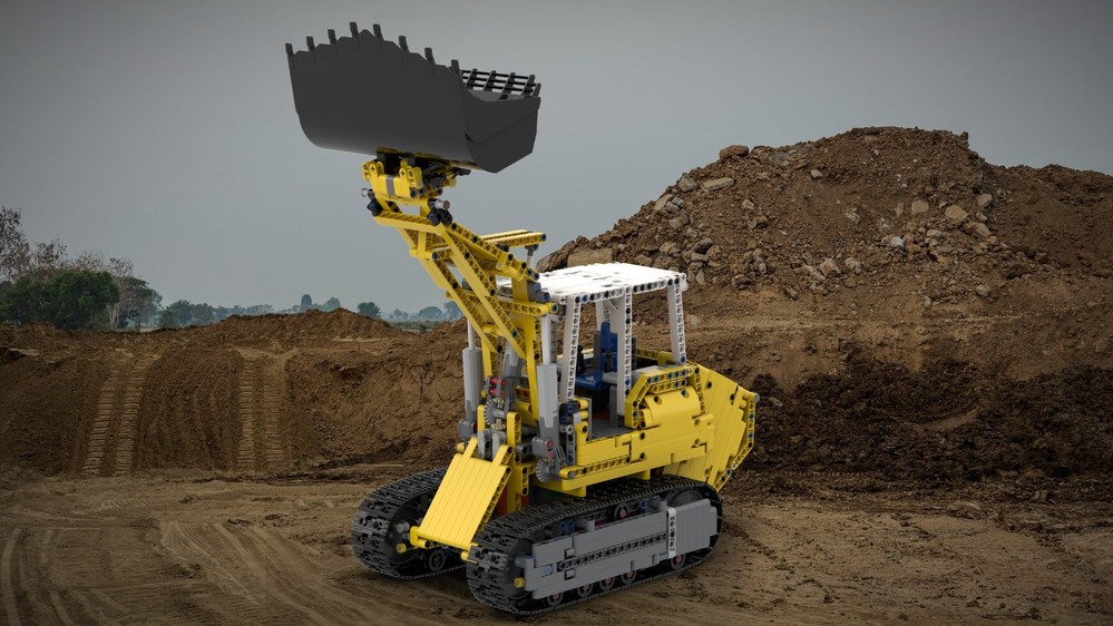 LEGO MOC Crawler Loader by TheTechnicFarmer | Rebrickable - Build with LEGO