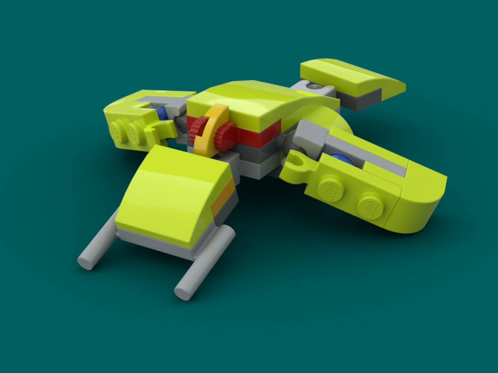 LEGO MOC Star realms Blob Fighter, Blob Destroyer and Cult Recycle Bot ...