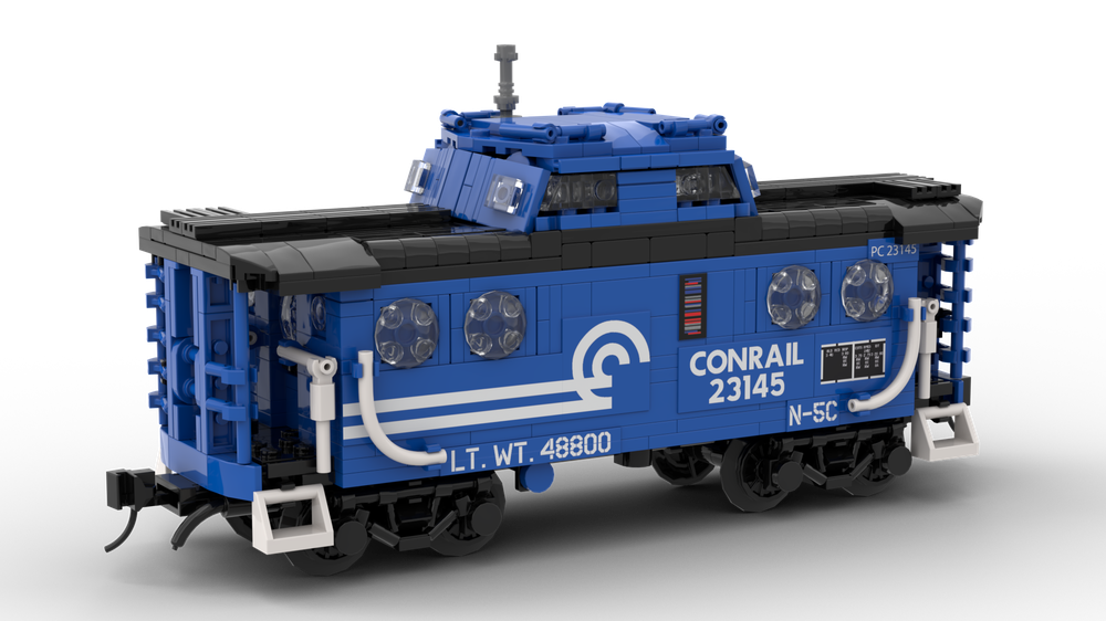 LEGO MOC Conrail N5C Caboose by Yellow.LXF | Rebrickable - Build with LEGO
