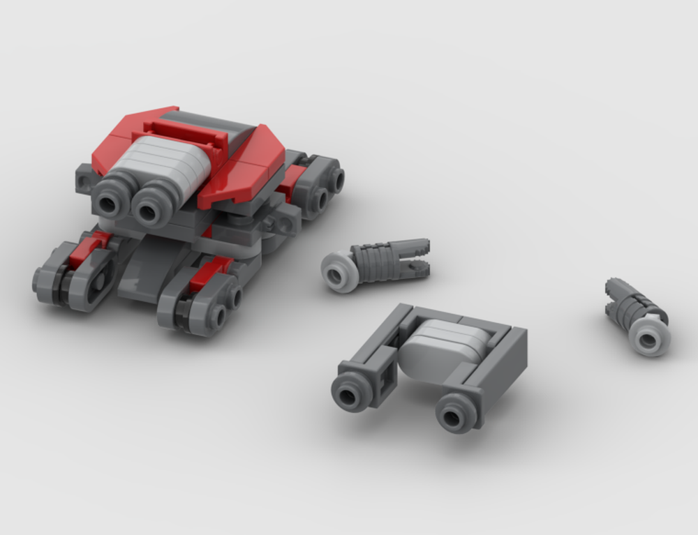 LEGO MOC Micro siege tank by mickcorp | Rebrickable - Build with LEGO