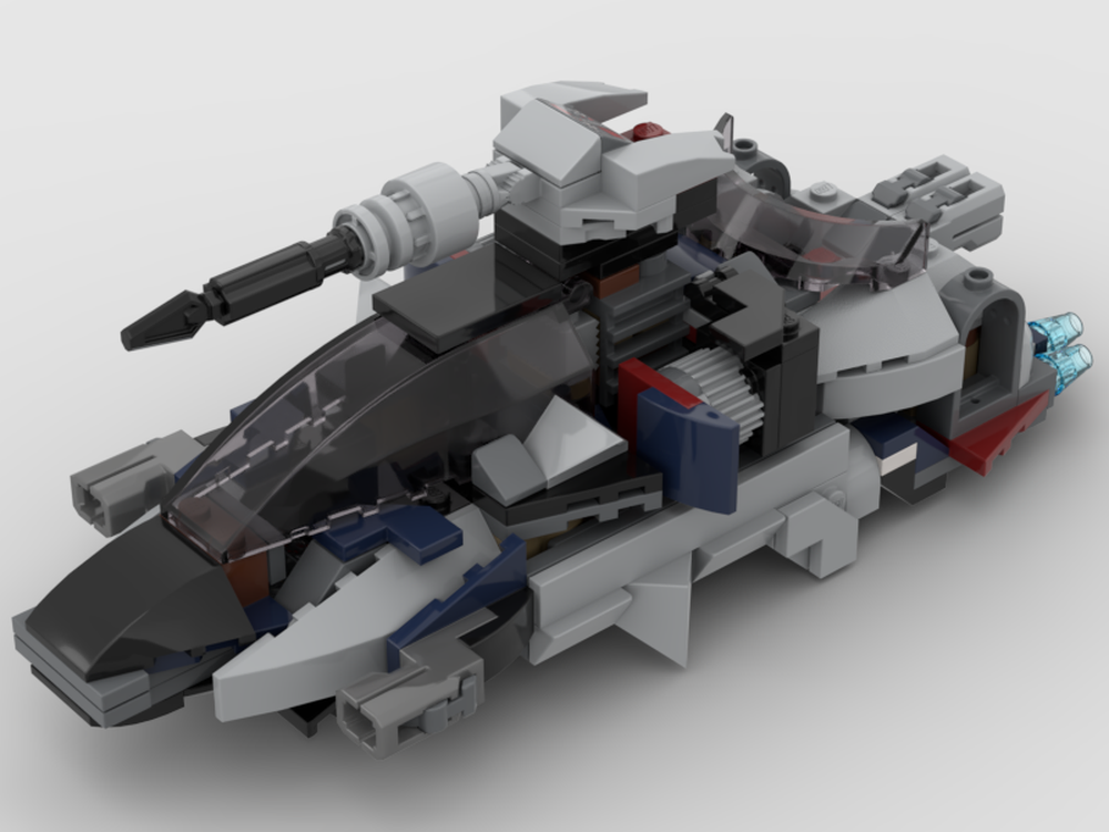 LEGO MOC Republic & Empire Hybrid Gunship by Turret | Rebrickable ...