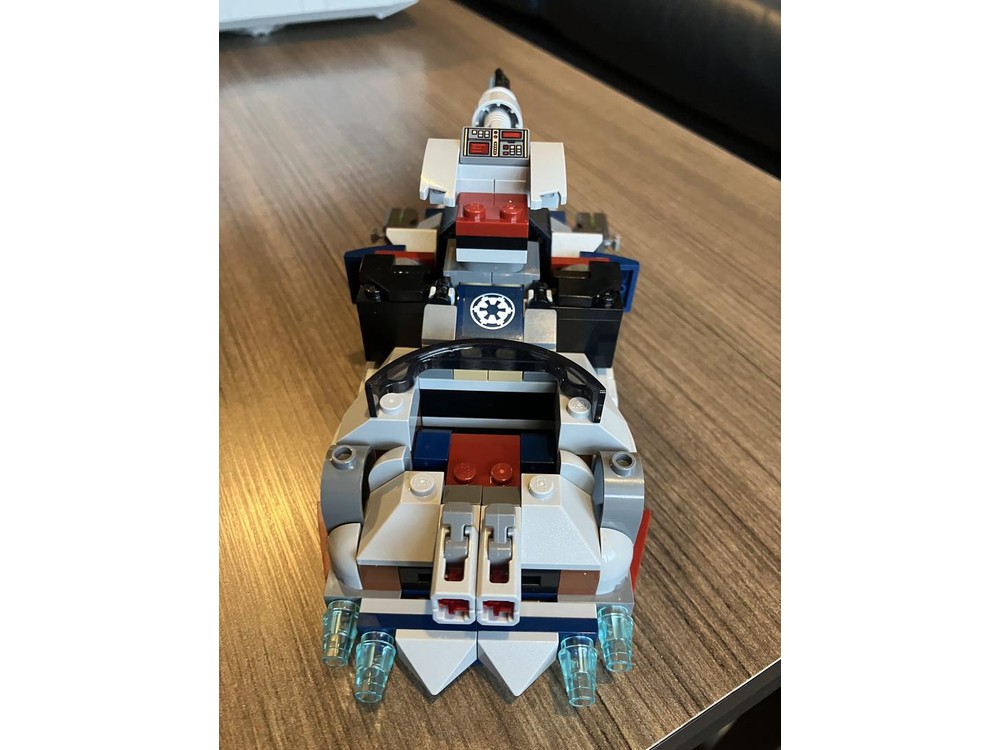 LEGO MOC Republic & Empire Hybrid Gunship by Turret | Rebrickable ...