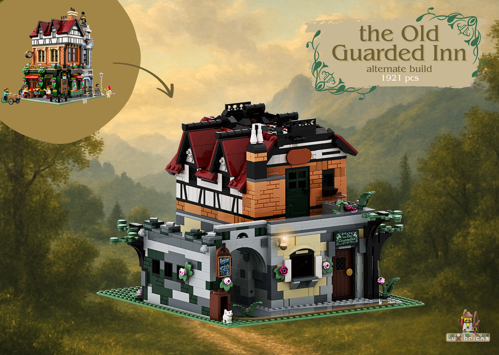 LEGO MOC The Old Guarded Inn (Tudor Corner 10350 Alternate Build) by ...