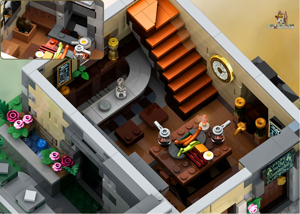 LEGO MOC The Old Guarded Inn (Tudor Corner 10350 Alternate Build) by ...