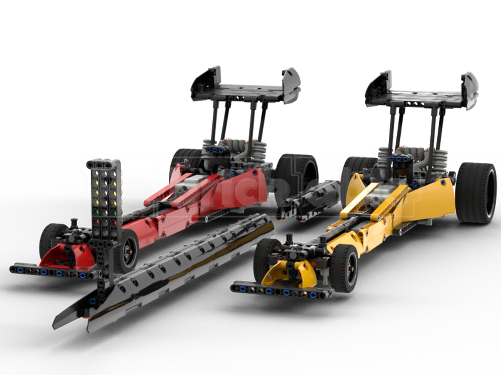LEGO MOC DRAGSTER BUNDLE+DRAGSTRIP IMITATION by TECHNIC_RC_GARAGE ...