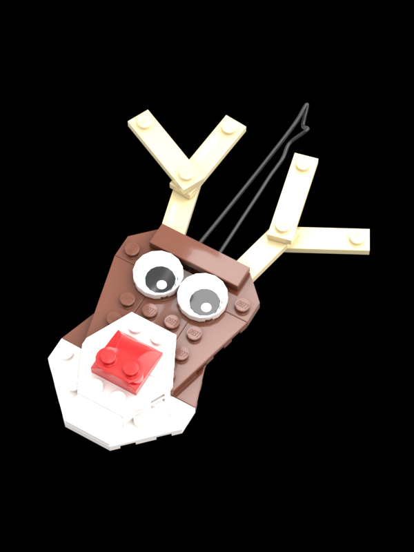 LEGO MOC Rudolph The Red Nosed Reindeer Ornament by froggers ...