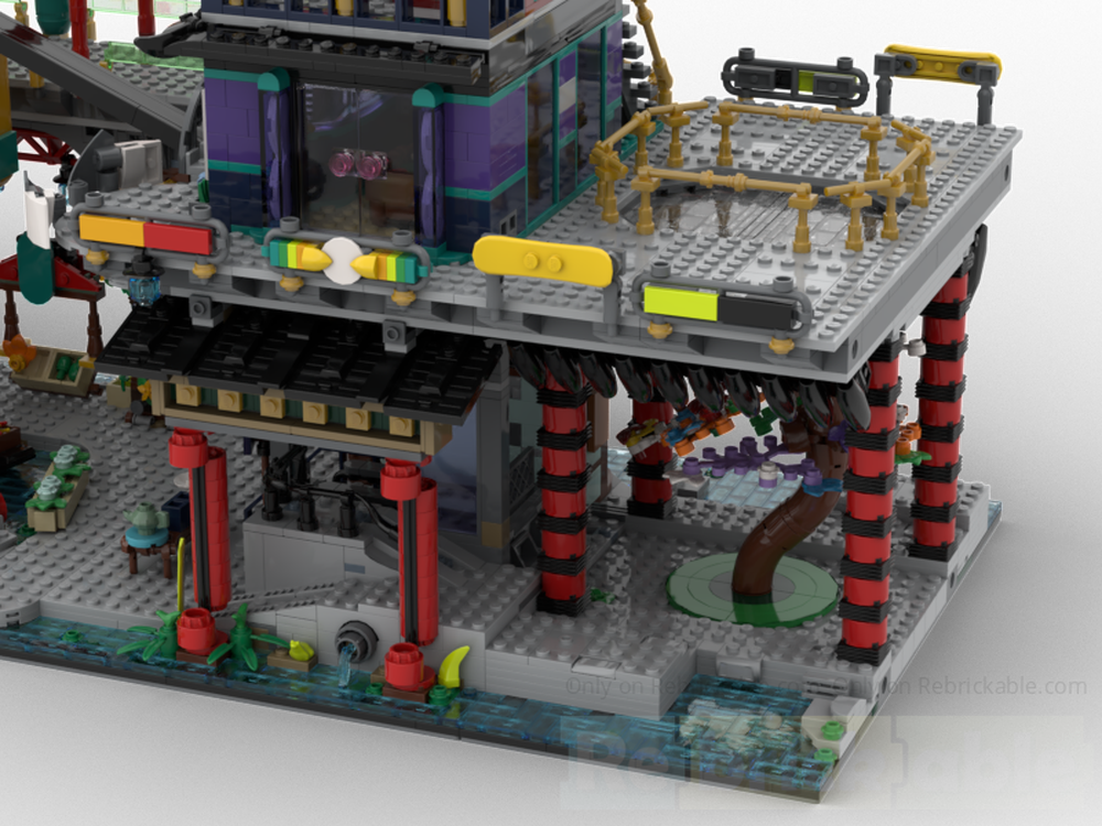 Lego Moc Ninjago City Junctions By Bardicbricks Rebrickable Build