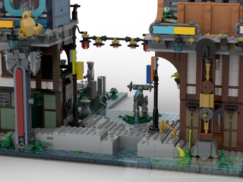 LEGO MOC Ninjago City Junctions by BardicBricks | Rebrickable - Build ...