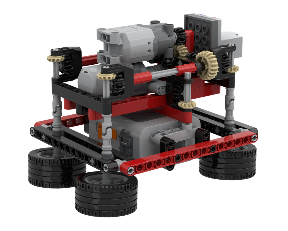 LEGO MOC Omnidirectional Car with wheels facing down by 2in1 ...
