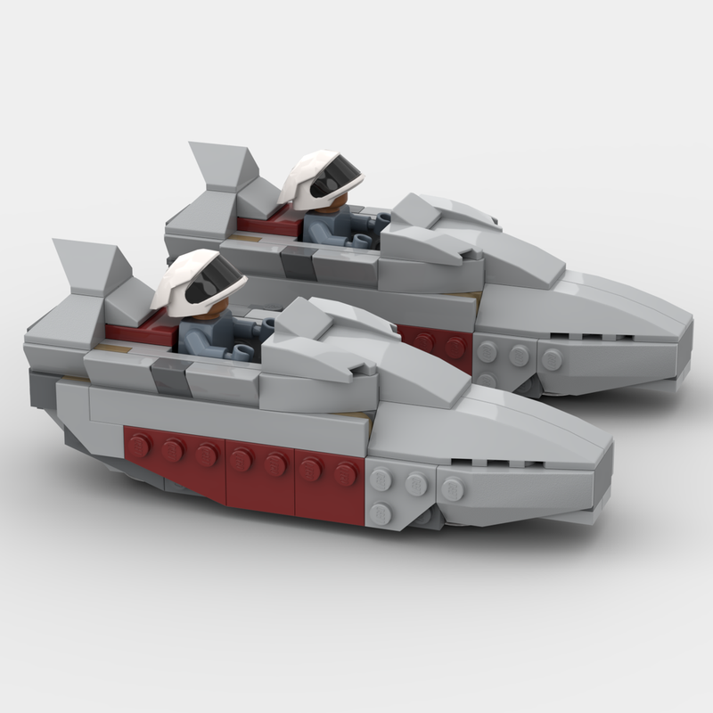 LEGO MOC Rebel Cloud Car by isobricks | Rebrickable - Build with LEGO